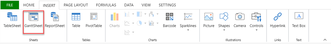 GanttSheet | JavaScript Spreadsheet | SpreadJS